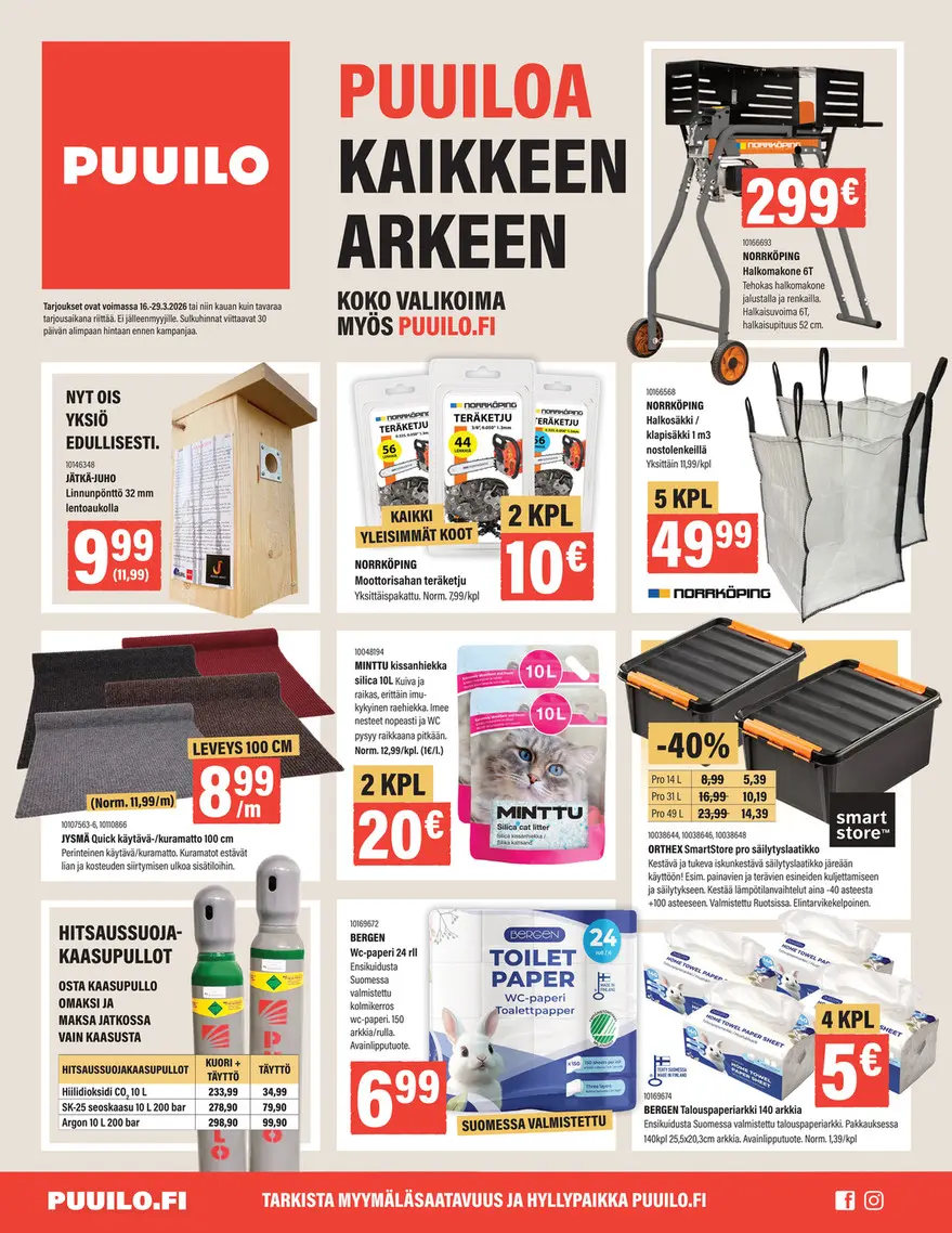 Puuilo tarjouslehti uusin & tarjoukset (29/3/2026)